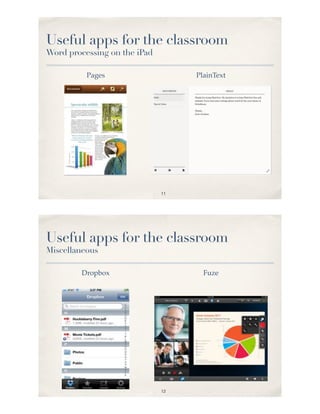 iPad for Classroom Learning | PDF
