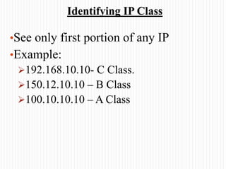 Ip addresing | PPTX