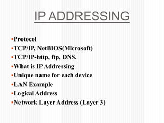 Ip addresing | PPTX