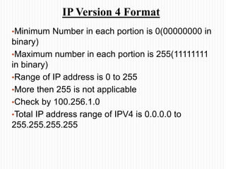 Ip addresing | PPTX