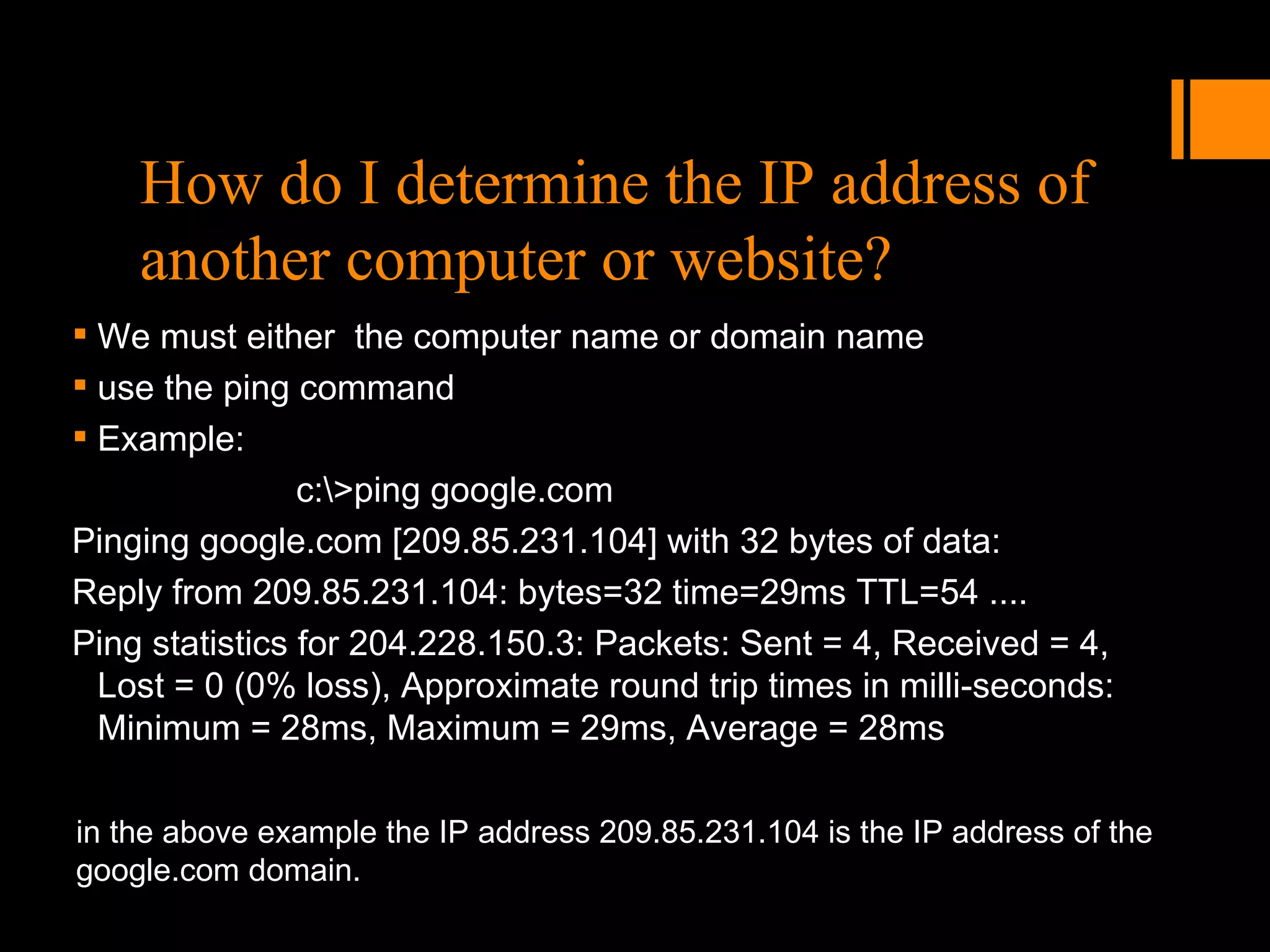 Ip address | PPS