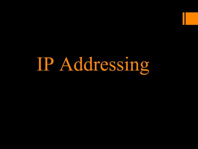 Ip address | PPS | Computer Networking | Computing