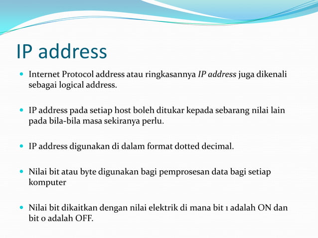 Ip address | PPTX