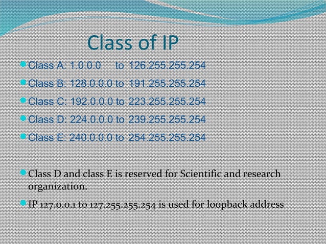 Ip address | PPT