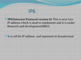 Ip address | PPT