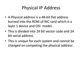 IP Address | PPT