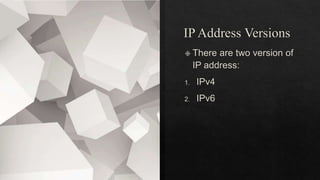 IP Address and Types | PPT
