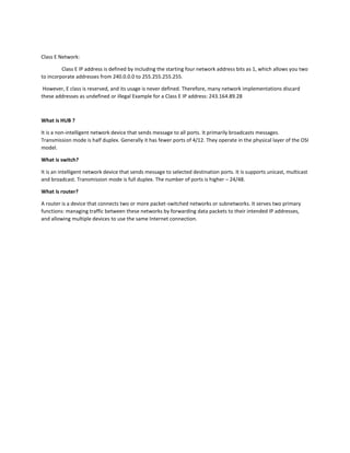 Ip address | PDF | Computer Networking | Computing
