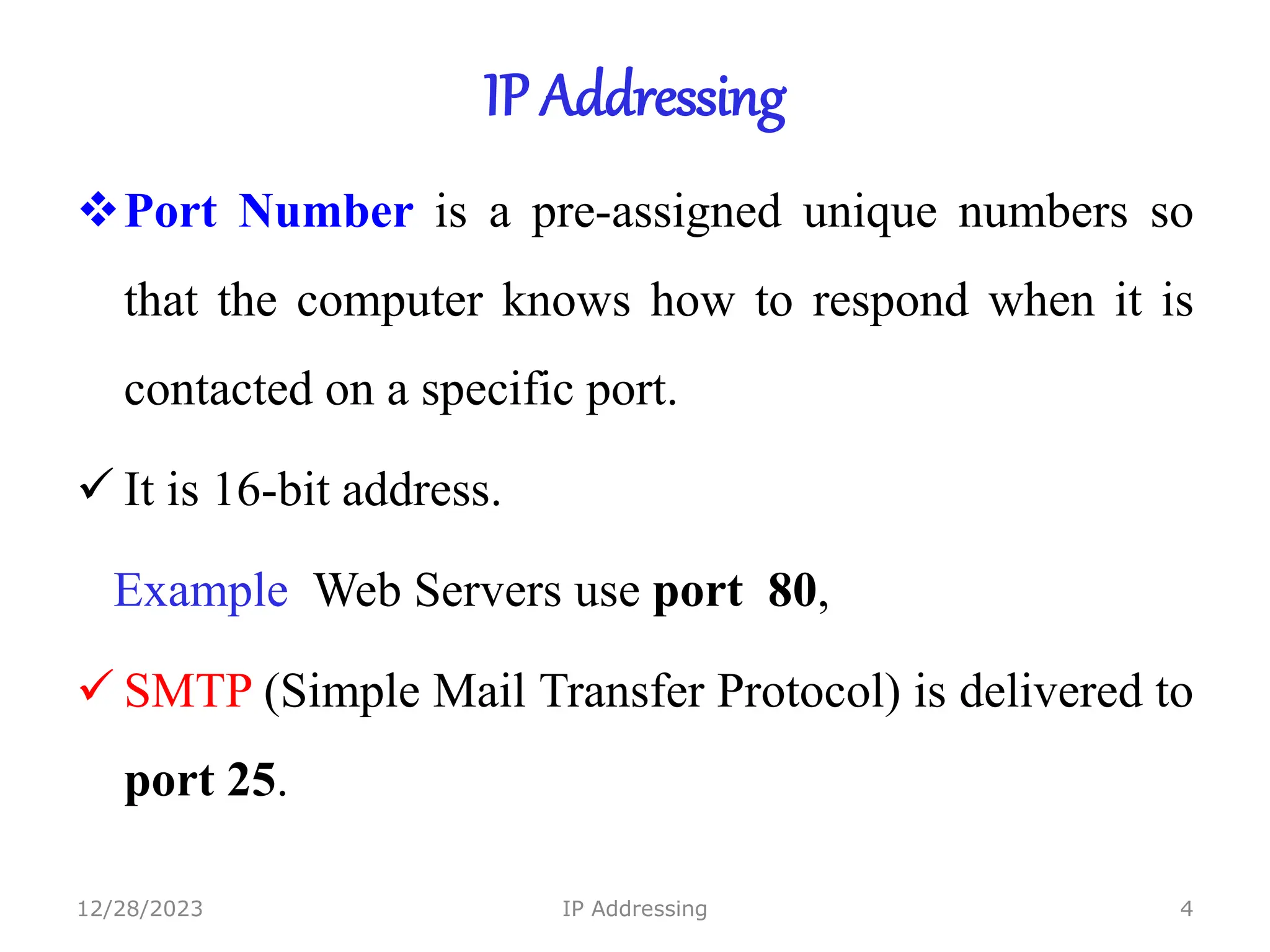 Ip Address In Data Communication And Computer Noteworkppt