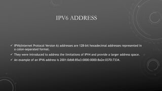 Introduction to Internet Protocol ADDRESS.pptx