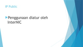 Pengalamatan (IP Address) di jaringan Komputer | PPTX