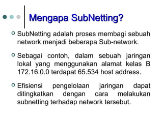 Ip address and subnet address | PPT