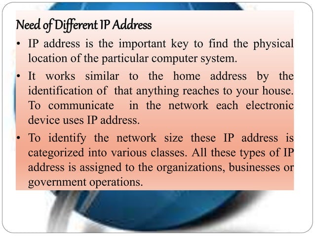 Ip address and subnet masking final | PPTX | Computer Networking | Computing