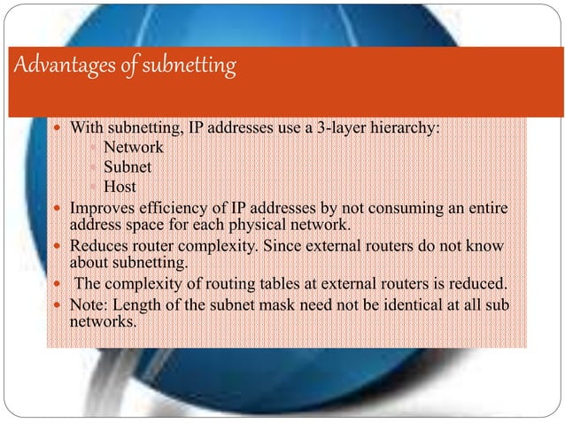 Ip address and subnet masking final | PPTX | Computer Networking | Computing