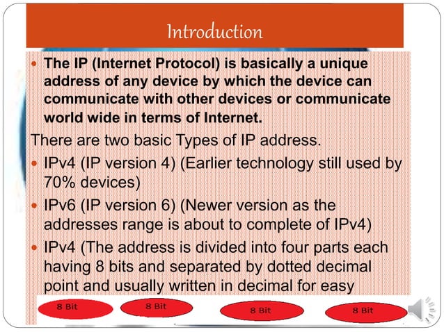 Ip address and subnet masking final | PPTX | Computer Networking | Computing