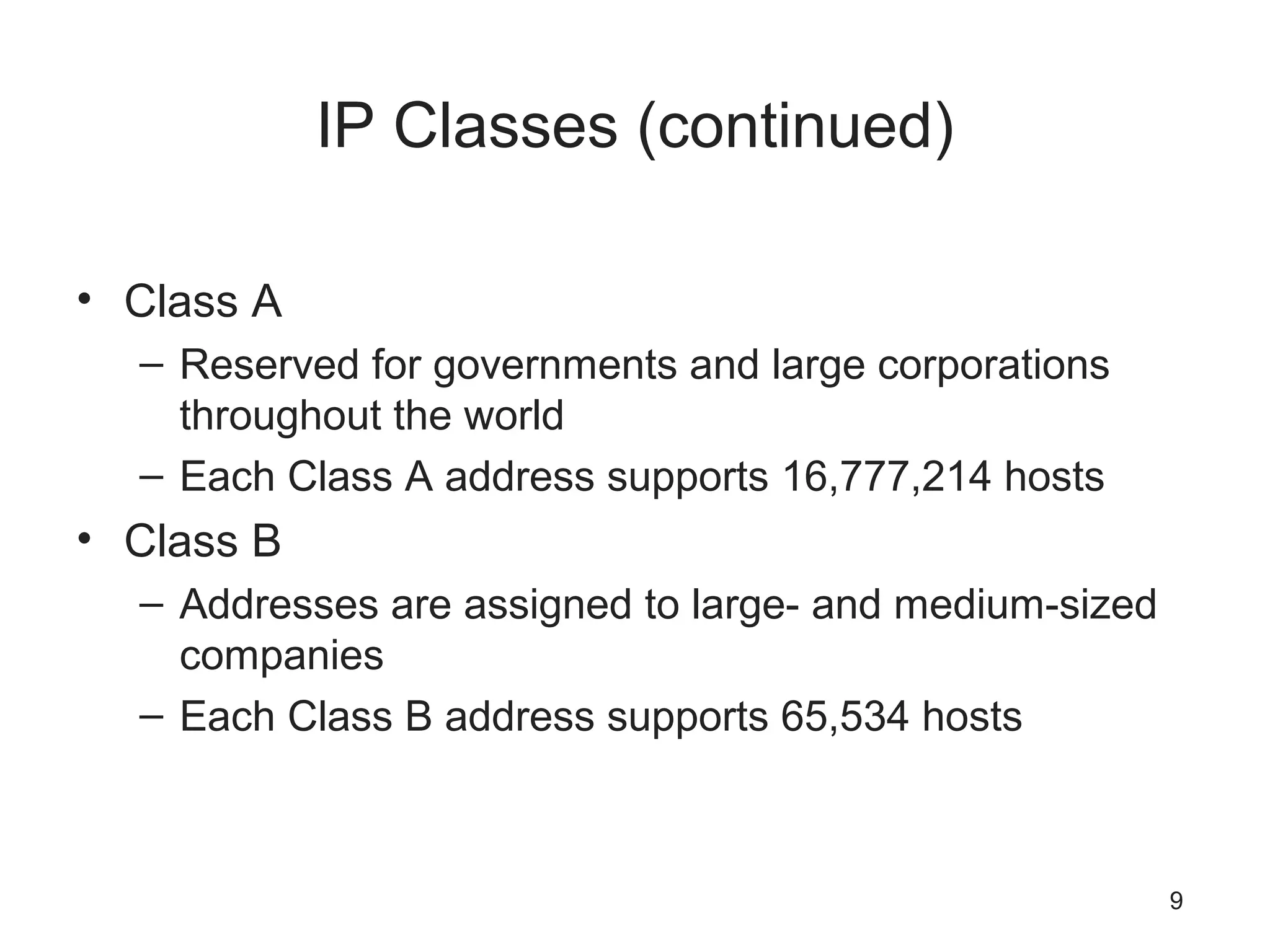 Ip address and subnetting | PPT