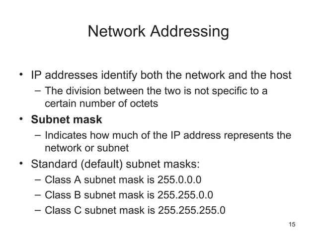 Ip address and subnetting | PPT