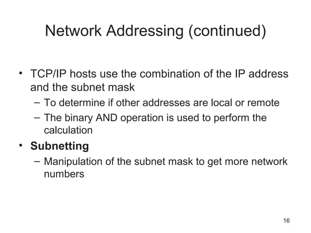 Ip address and subnetting | PPT
