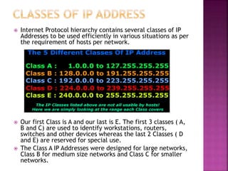 Ip addresses | PPT