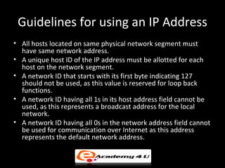 Ip addressing | PPT