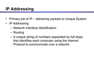 Ip addressing | PPT