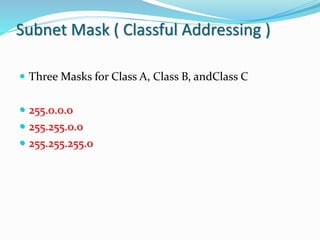 Ip addressing | PPSX