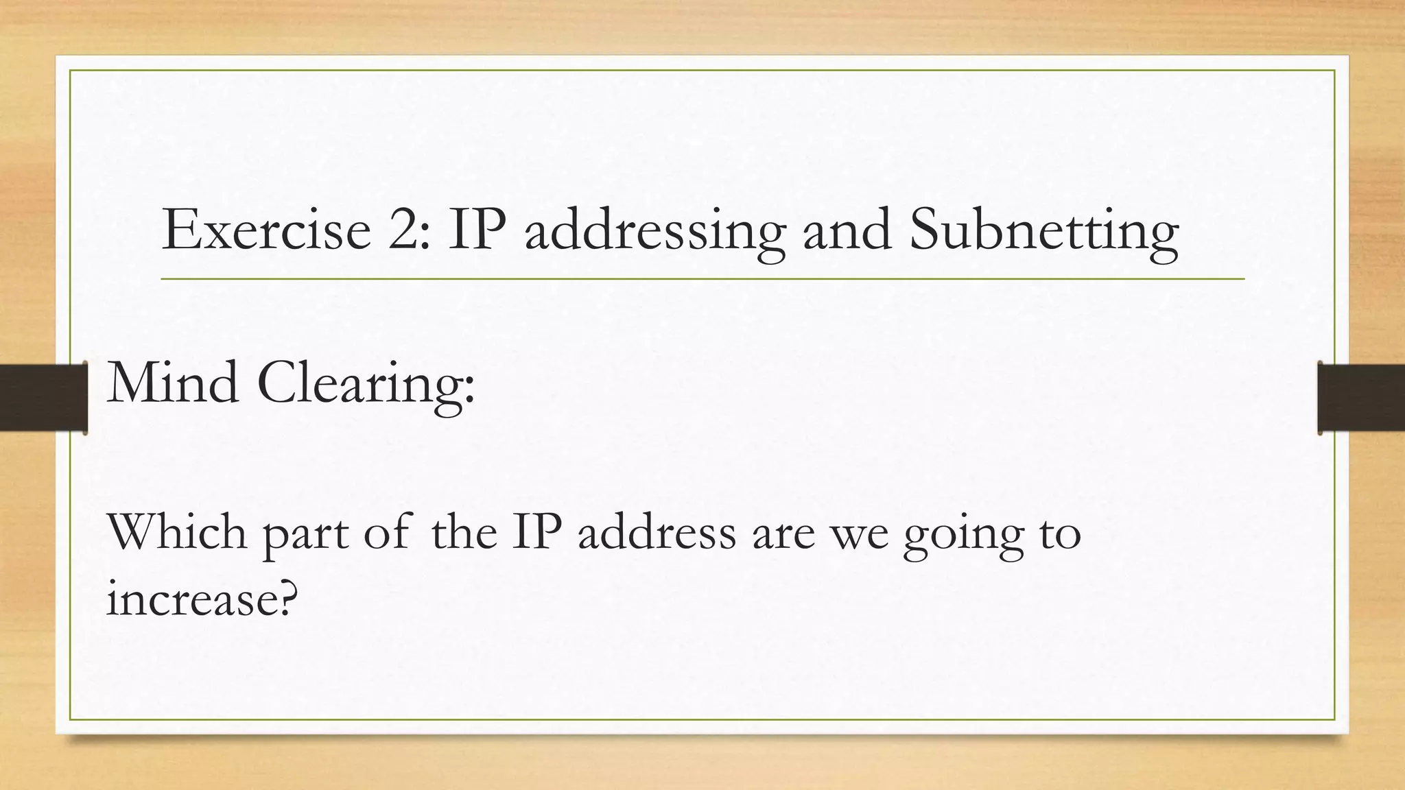 IP addressing Grade 10 TLE ICT | PPTX