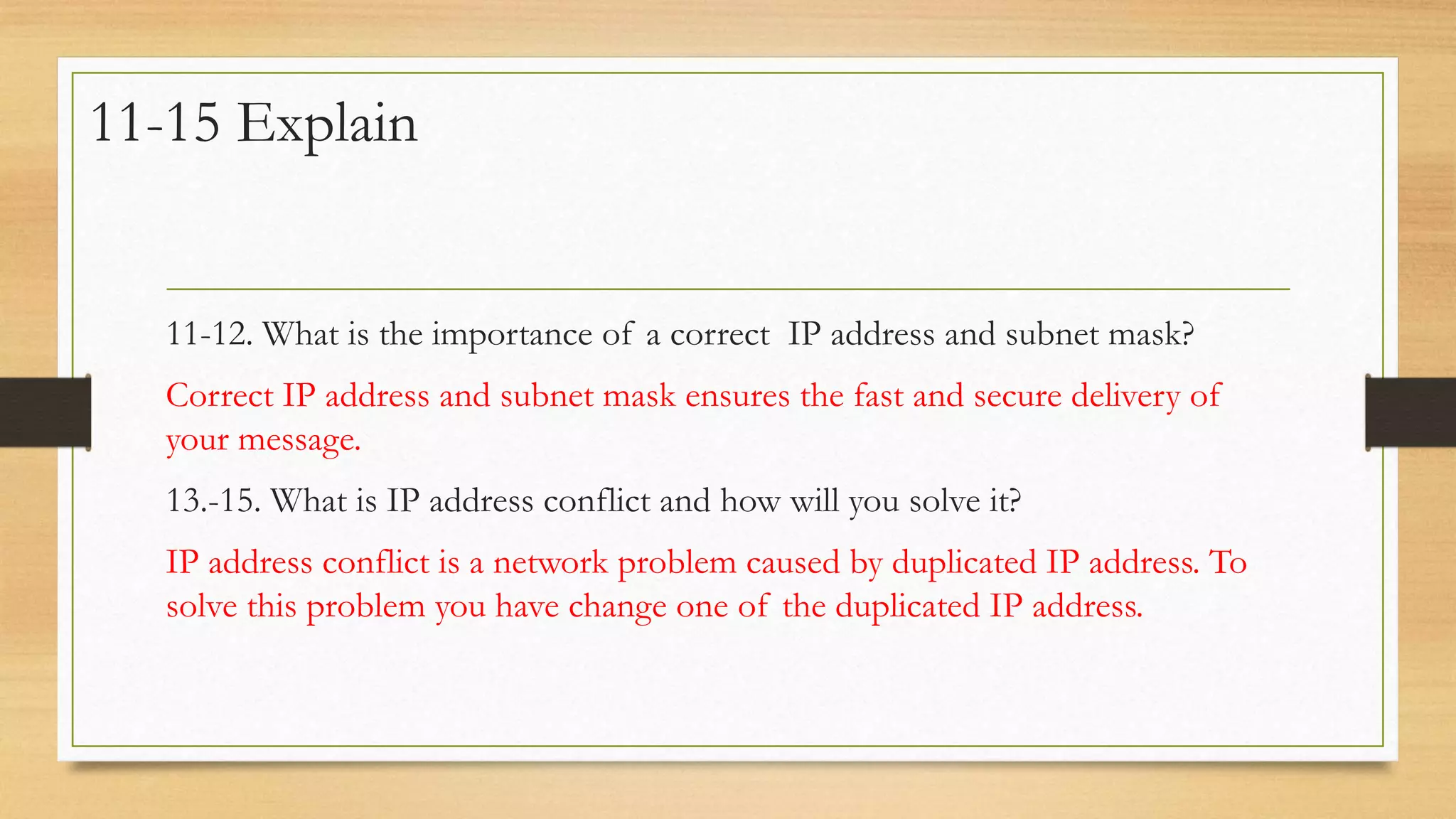 IP addressing Grade 10 TLE ICT | PPTX