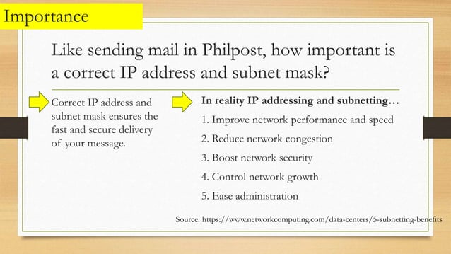 IP addressing Grade 10 TLE ICT | PPTX