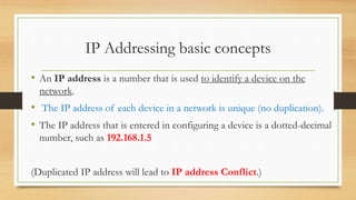 IP addressing Grade 10 TLE ICT | PPTX
