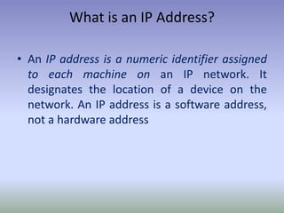 Ip addressing | PPT