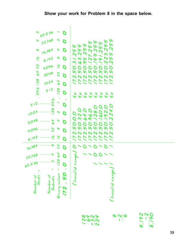 Ip Addressing And Subnetting Instructors Workbook