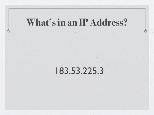 IP Addressing and Subnetting Basics | PPT