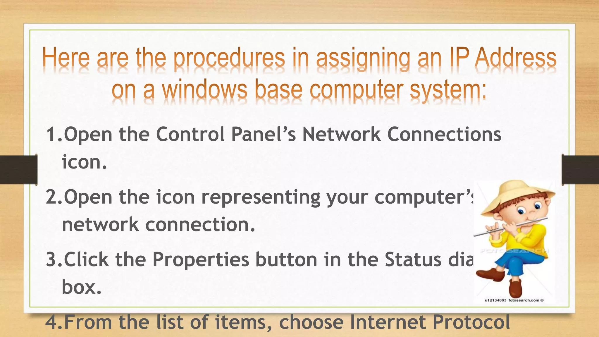 Assigning IP Adressing | PPTX