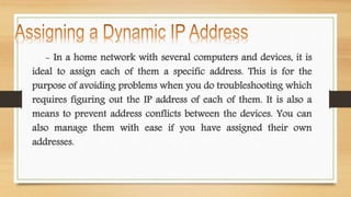 Assigning IP Adressing | PPTX