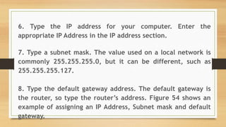 Assigning IP Adressing | PPTX