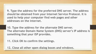 Assigning IP Adressing | PPTX