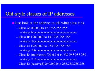 IP addressing by Mamun Sir | PDF | Computer Networking | Computing