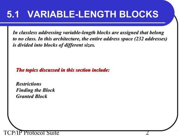 Ip addressing classless | PPT | Computer Networking | Computing