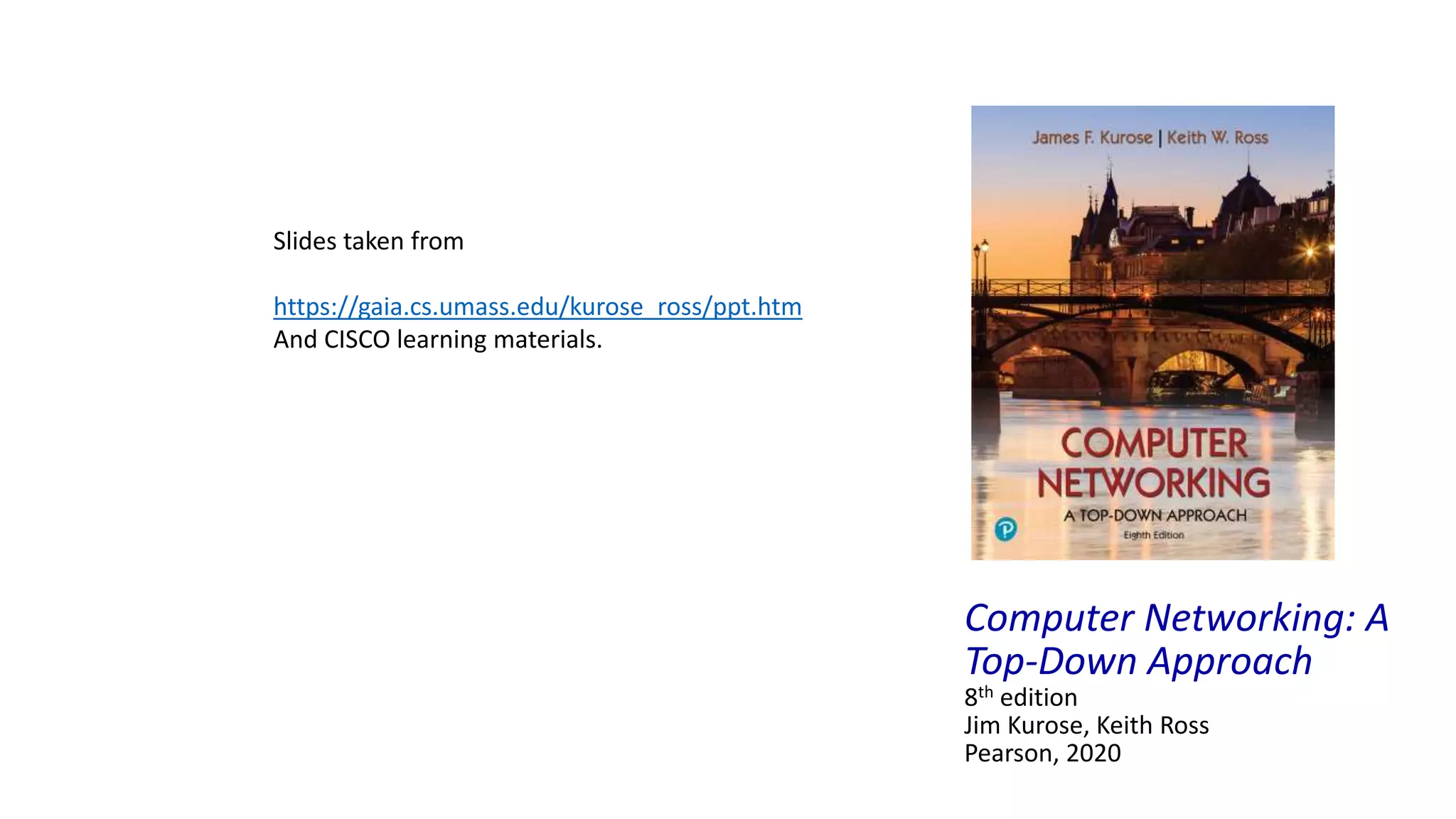 Computer Networking: A Top-Down Approach | PPTX