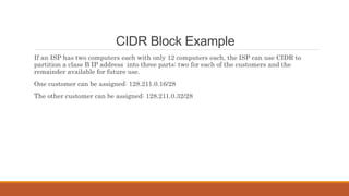 Basics of IP Addressing | PPTX