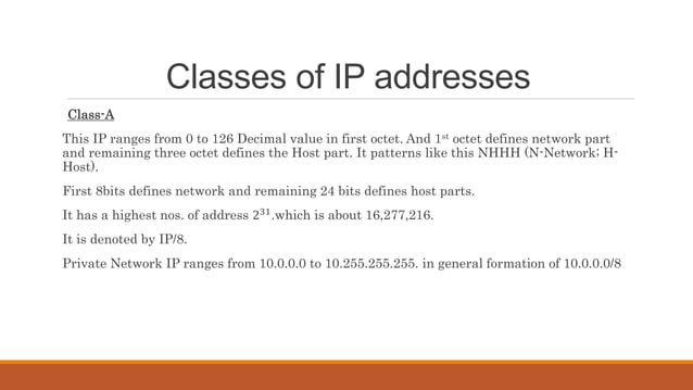Basics of IP Addressing | PPTX | Internet | Computing