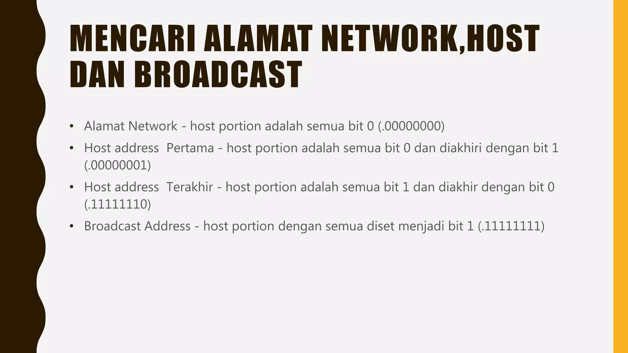 IP Address,Sistem Bilangan dan Konversinya | PPTX