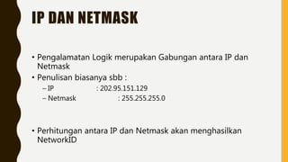 IP Address,Sistem Bilangan dan Konversinya | PPTX