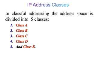ip_addressing_subnetting aaaaaaaaaaa.ppt | Computer Networking | Computing