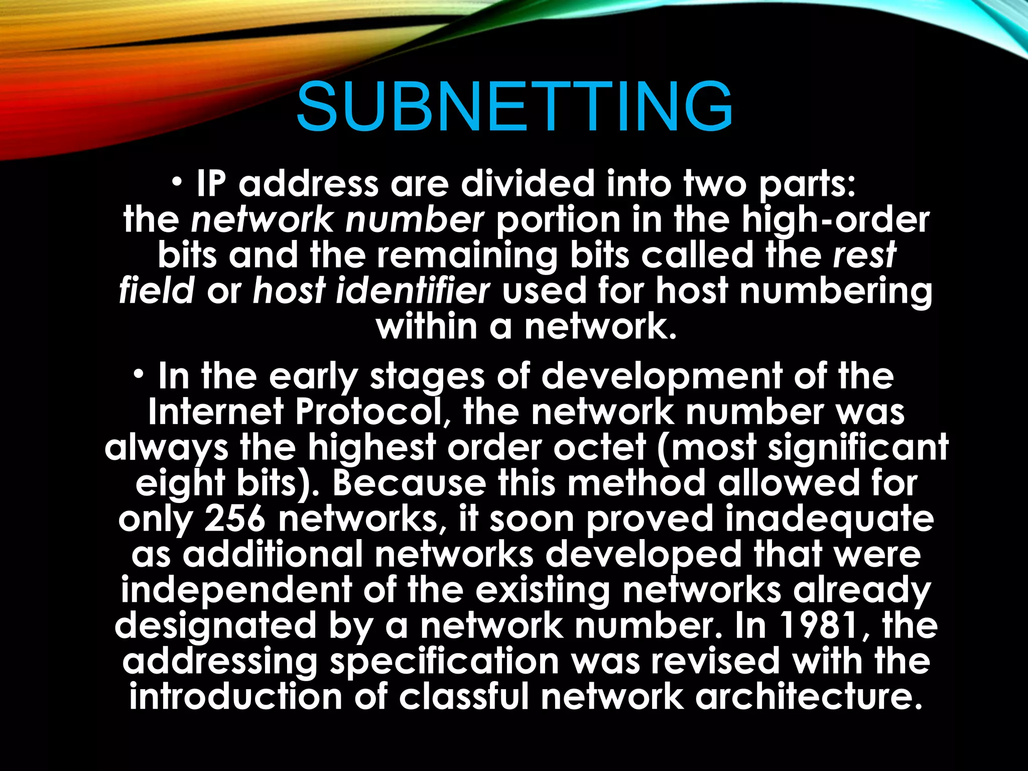 Ip address | PPT