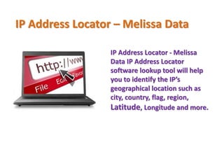 Ip address locator | PPTX