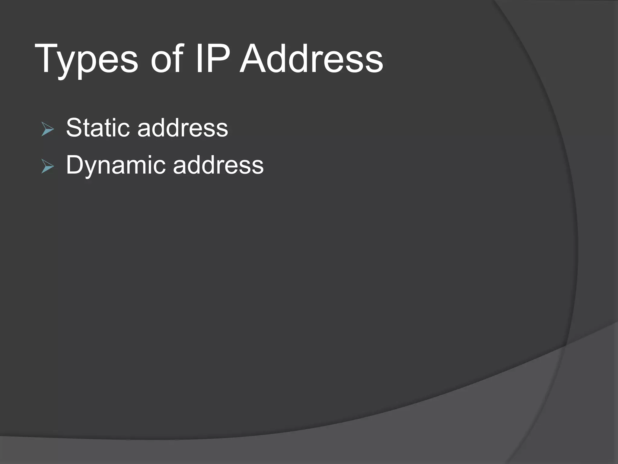 Ip address presentation | PPTX