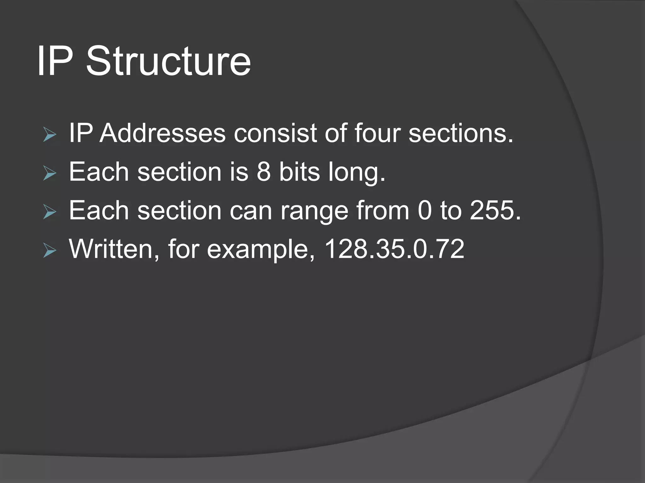 Ip address presentation | PPTX