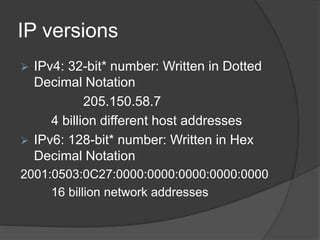 Ip address presentation | PPTX